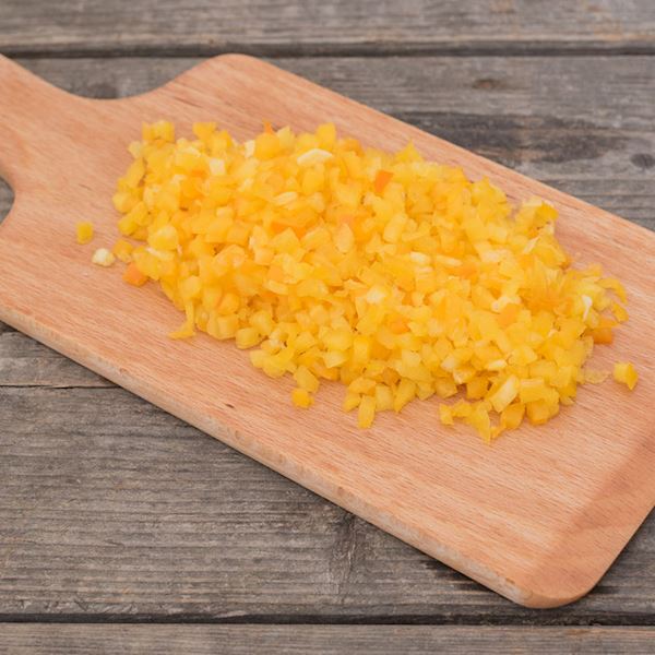 Peperoni gelb Brunoise 5x5mm 1kg